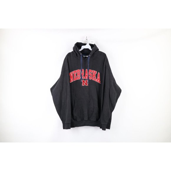 Vintage | Shirts | Vintage Mens Xl Faded University Of Nebraska Block ...